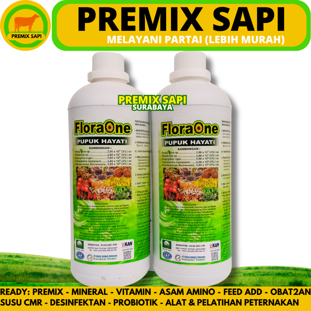 Jual FLORAONE 1 LITER - FLORA ONE CAIR - TRICODERMA CAIR - PUPUK CAIR | Shopee Indonesia