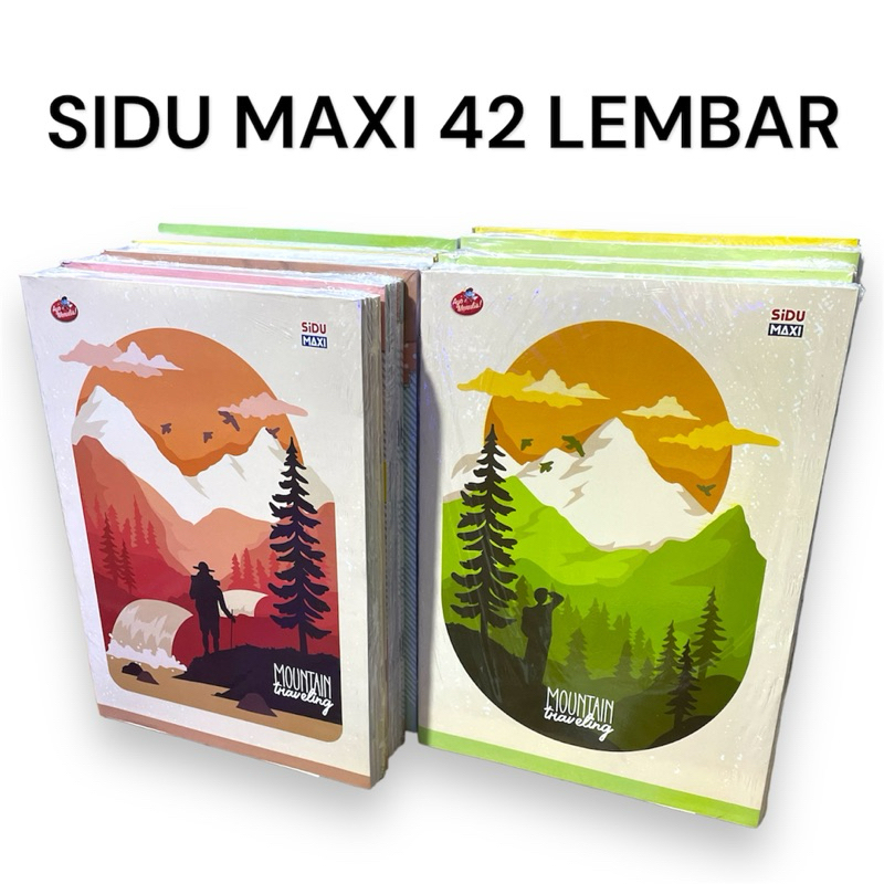Jual Buku Tulis Sidu Maxi / Buku Tulis Sidu Besar 42 Lembar 1 Pak 100% ...