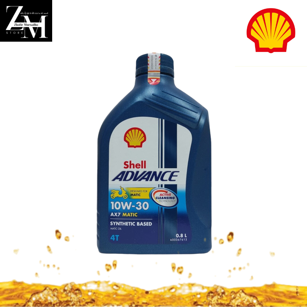 Jual GRATIS ONGKIR!! SHELL ADVANCE AX7 BIRU SCOOTER 10W-30 (0.8L ...