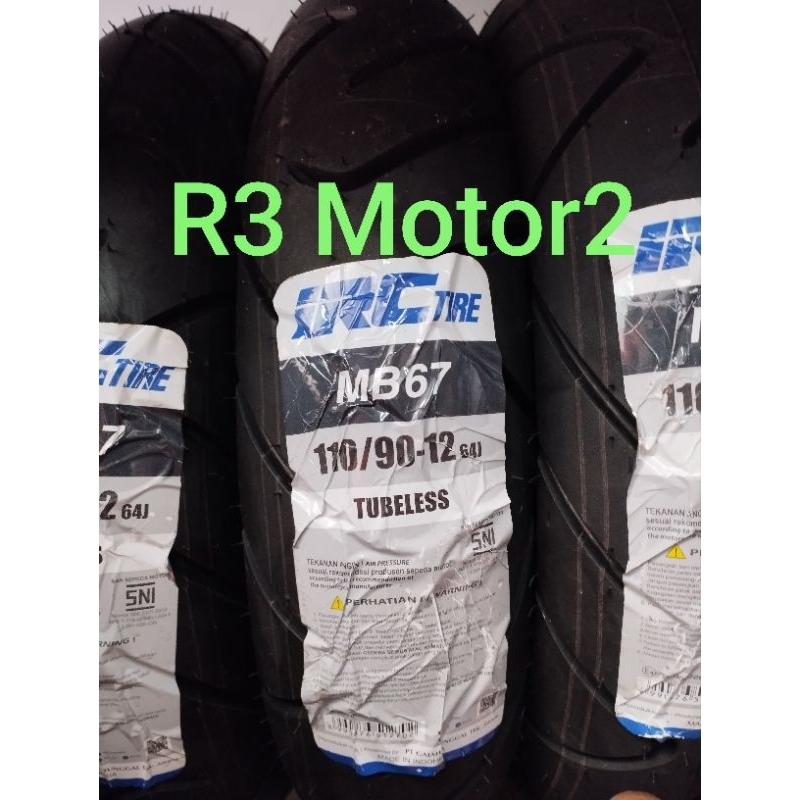 Jual BAN TUBELESS IRC 110/90-12 MB67 untuk matic belakang new Scoopy fi Freego genio gratis ...