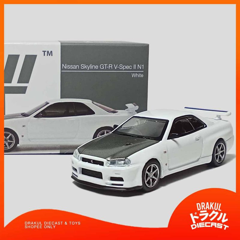 Jual Diecast Miniscale Mini GT Nissan Skyline GT-R V4 | Shopee Indonesia