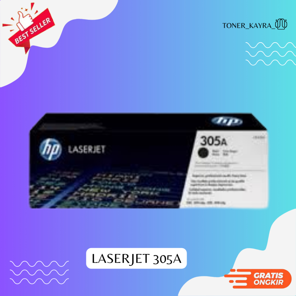 Jual Toner HP 305A Black Original (CE410A) | Shopee Indonesia