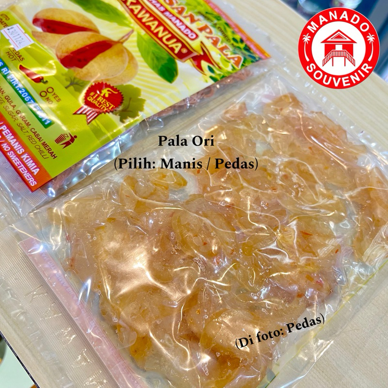 Jual Manisan Pala Kawanua 170gr Pedas/Manis (oleh-oleh khas Manado ...