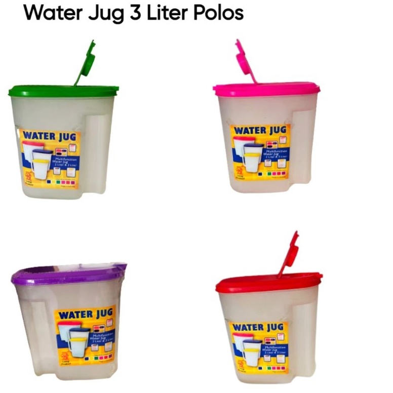 Jual WATER JUG 3 LITER TEKO BOTOL AIR MINUM TARUH KULKAS Murah | Shopee ...