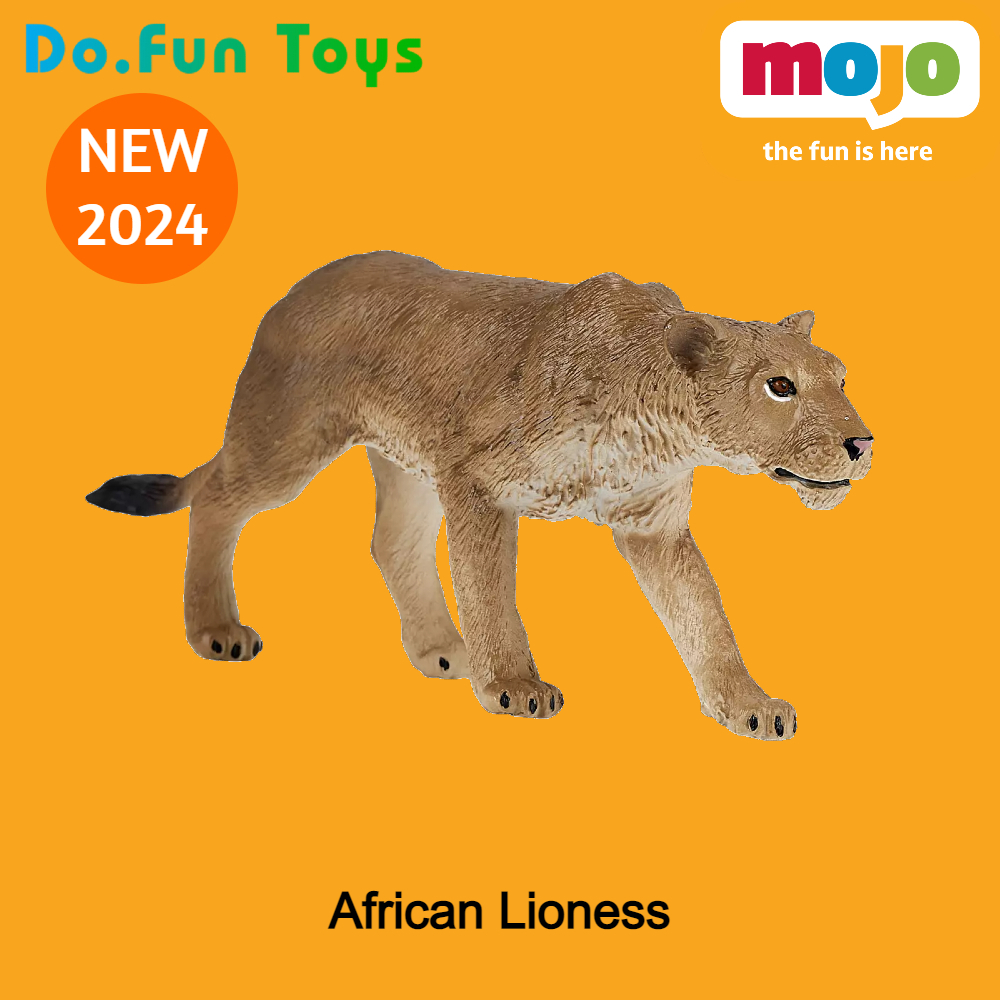 Jual New 2024 MOJO FUN Animal Figurine | AFRICAN LIONESS / Mainan ...