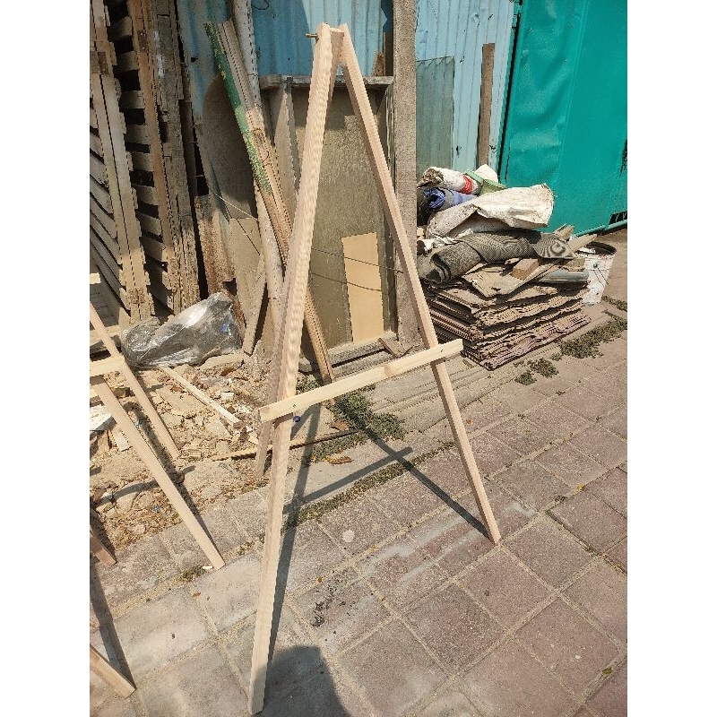 Jual STAND KAYU / TRIPOD KAYU / STAND EASEL BESAR | Shopee Indonesia
