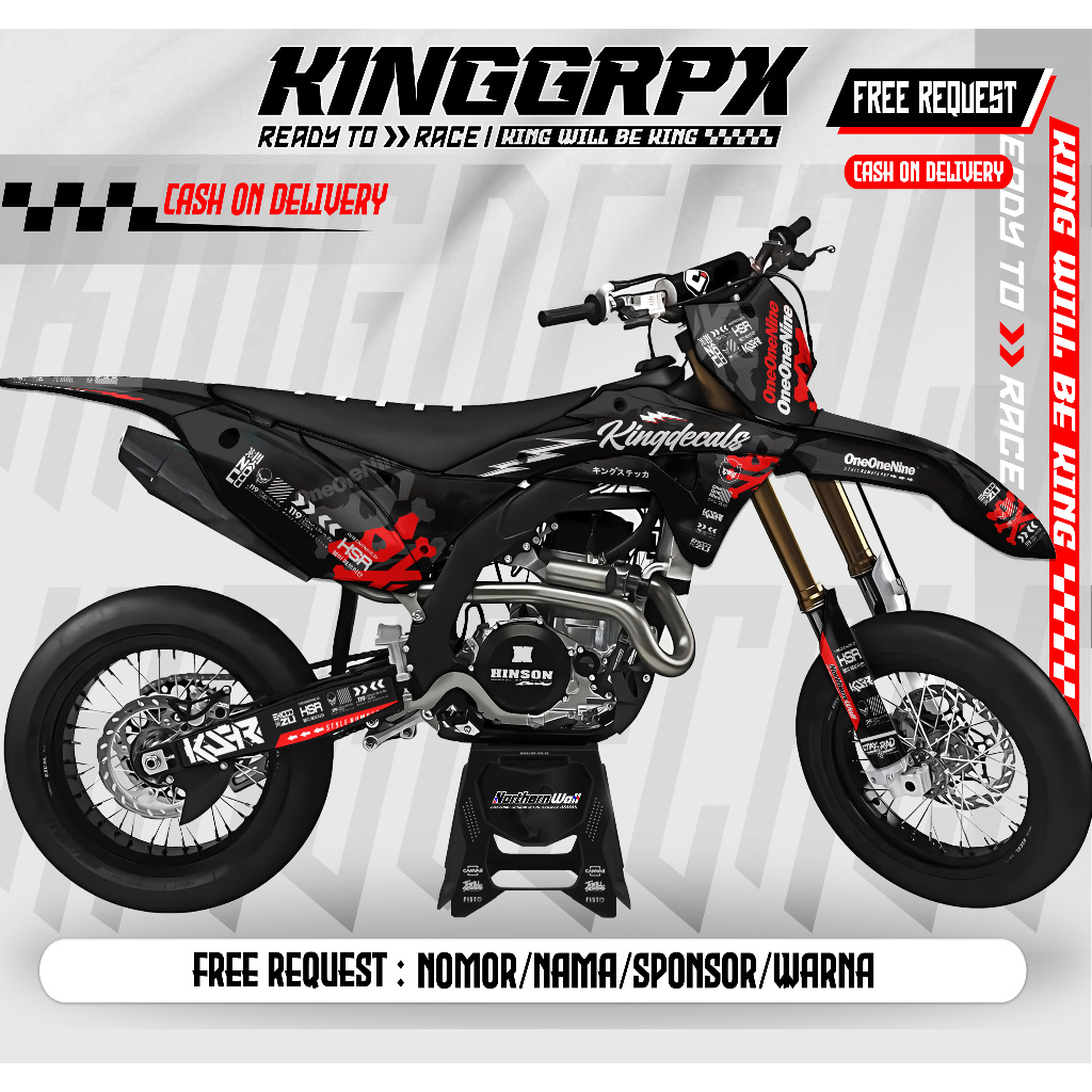 Jual STIKER KLX GORDON / DECAL GORDON / DECAL KLX GORDON FULL BODY ...