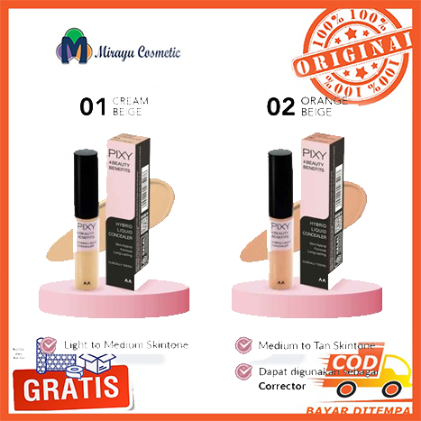 Jual PIXY Hybrid Liquid Concealer 8 gr Conselar Conceler Konseler Alas ...