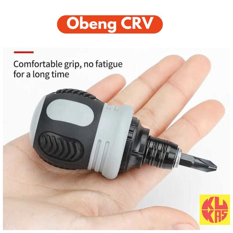 Jual Obeng CRV Ratchet Set 13in1 Obeng Cebol BB buntek karet Dua Arah ...