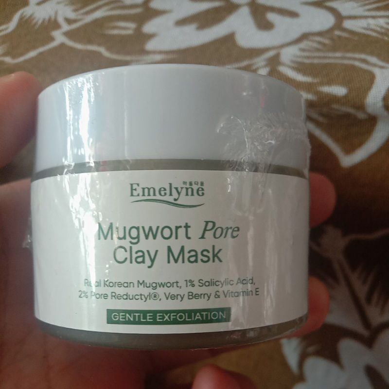 Jual mugwort pore clay mask,masker wajah | Shopee Indonesia