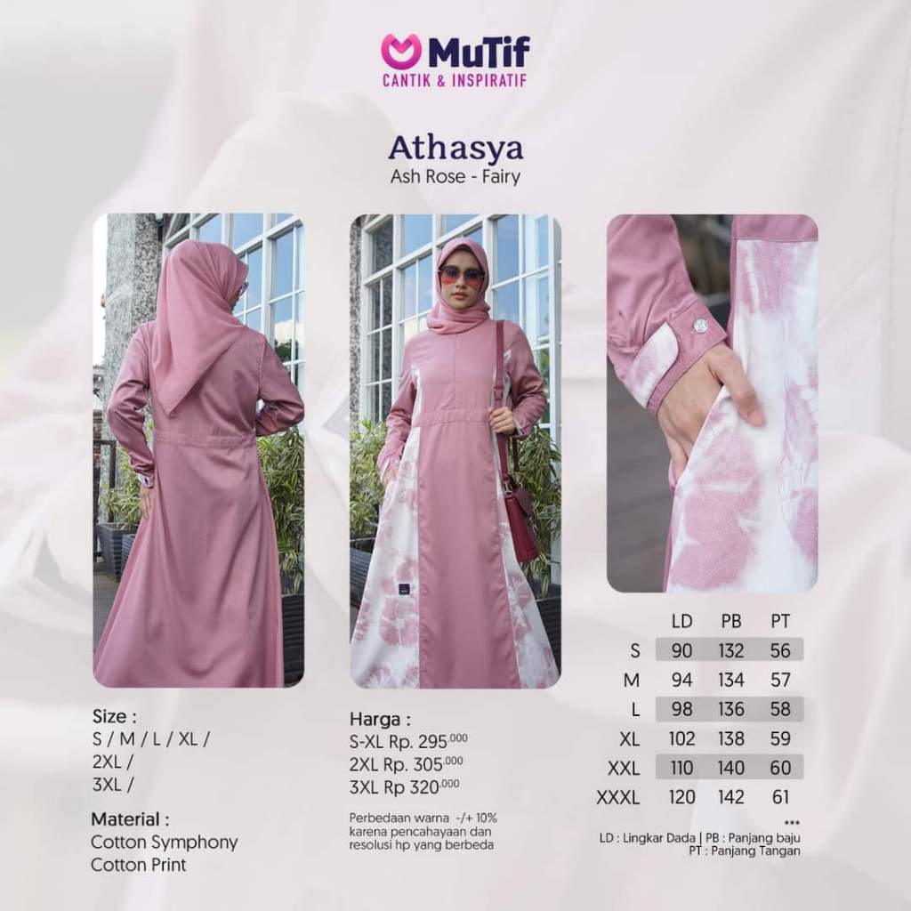 Jual GAMIS ATHASYA || BY MUTIF | Shopee Indonesia