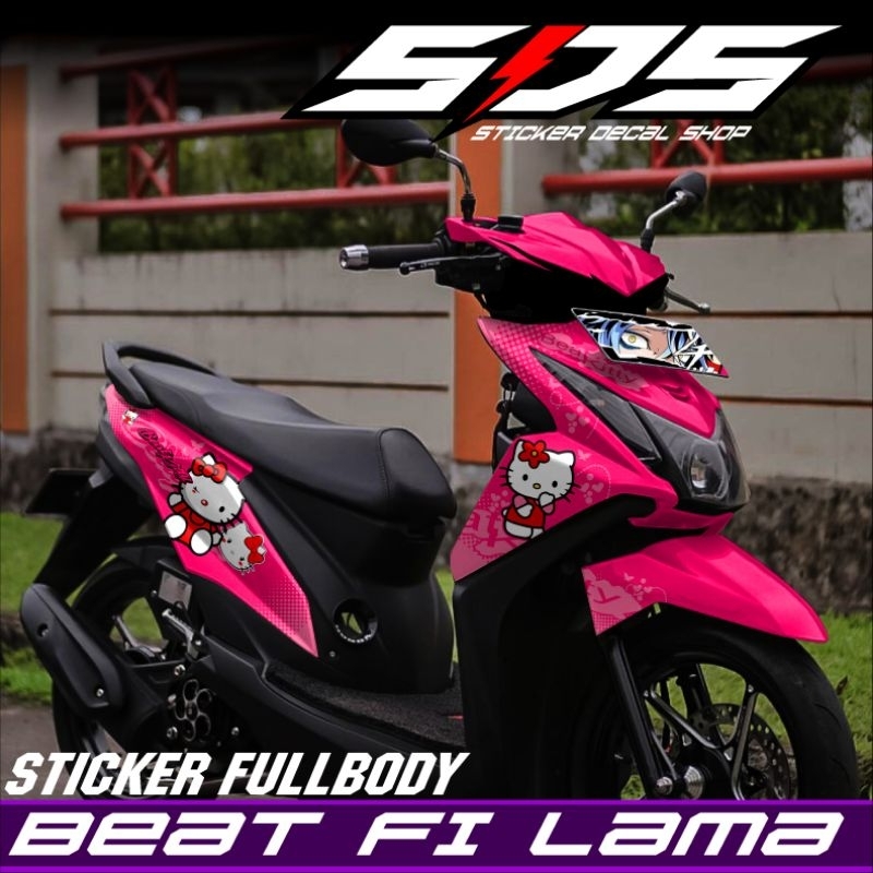 Jual Decal Stiker Motor Honda Beat Fi Lama/Old Full Body Stiker Beat Fi ...