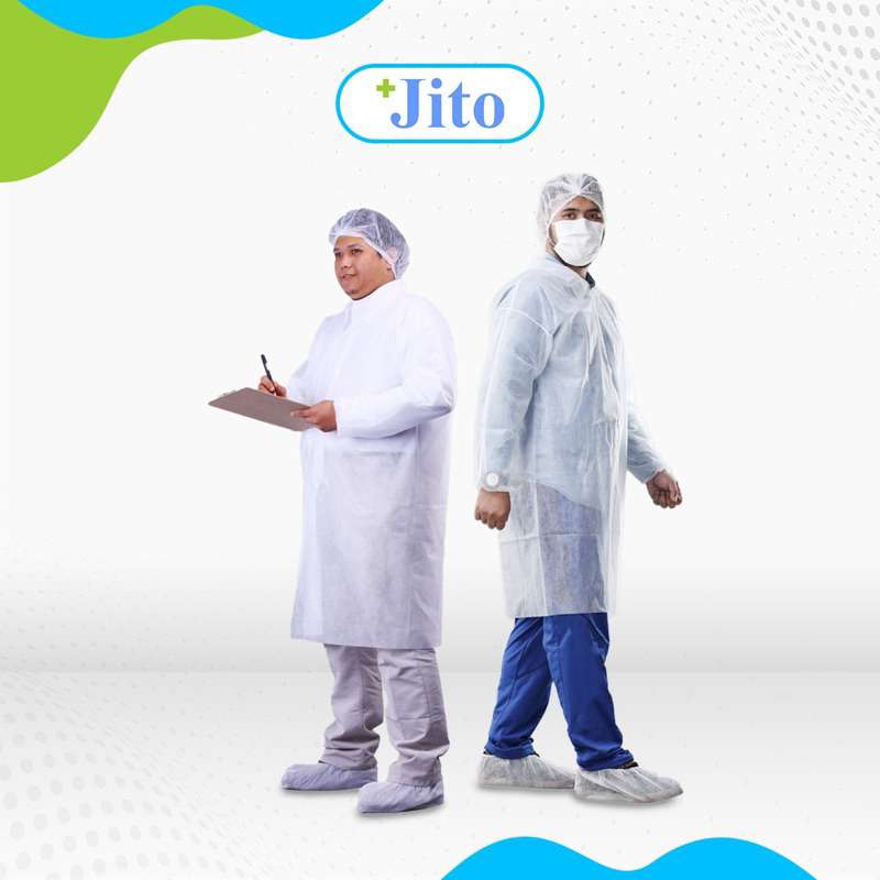 Jual JITO Coat Kancing Jas Lab Disposable Spunbond | Shopee Indonesia