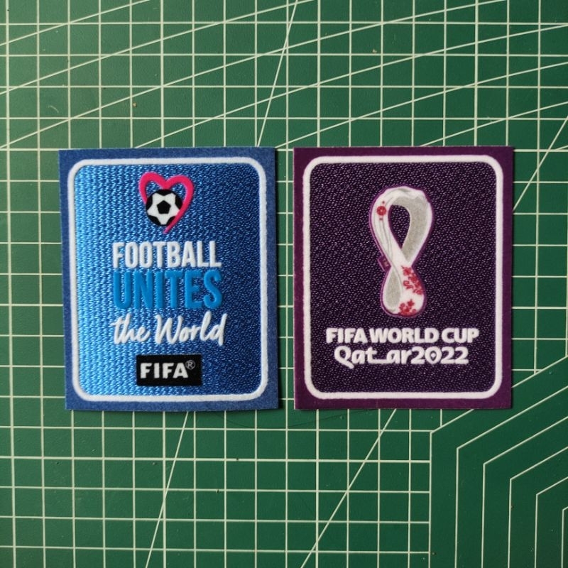 Jual Patch Badge World Cup 2022 Velvet Block Hitam | Shopee Indonesia