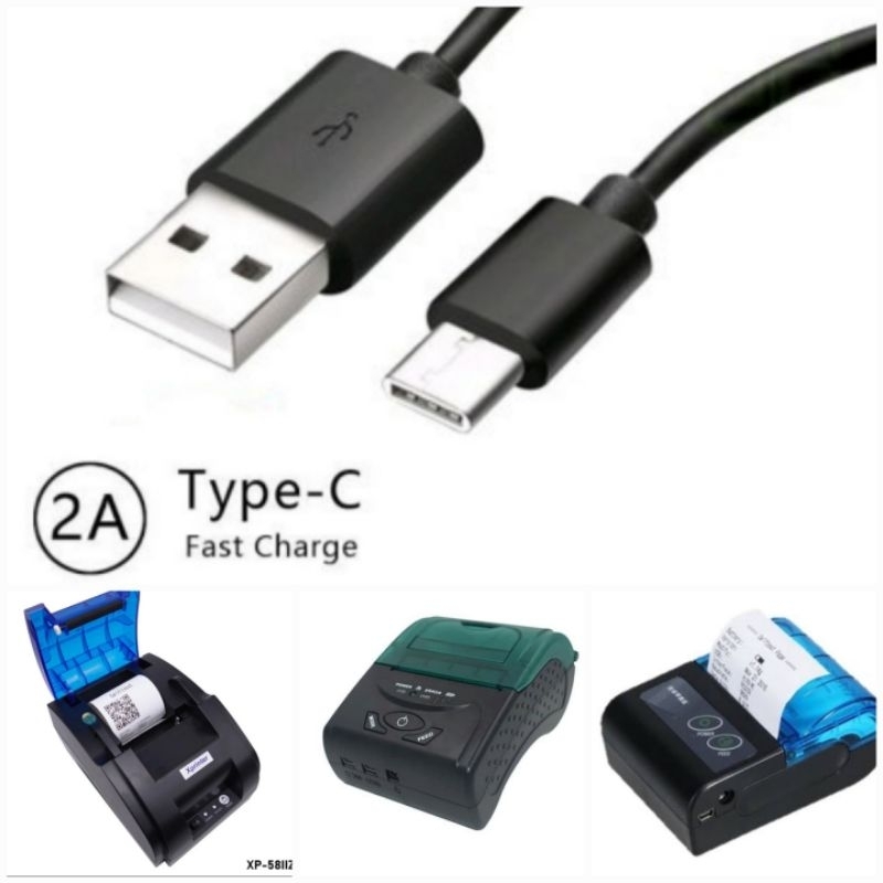 Jual TERMURAH ORIGINAL Cable Printer thermal kabel printer thermal type ...