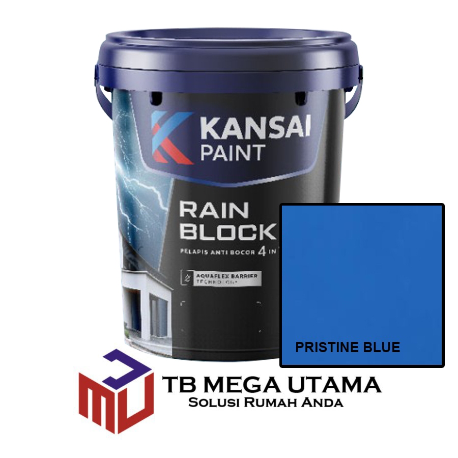 Jual Kansai Paint Rain Block 4 in 1 Pristine Blue 20 Kg | Cat ...