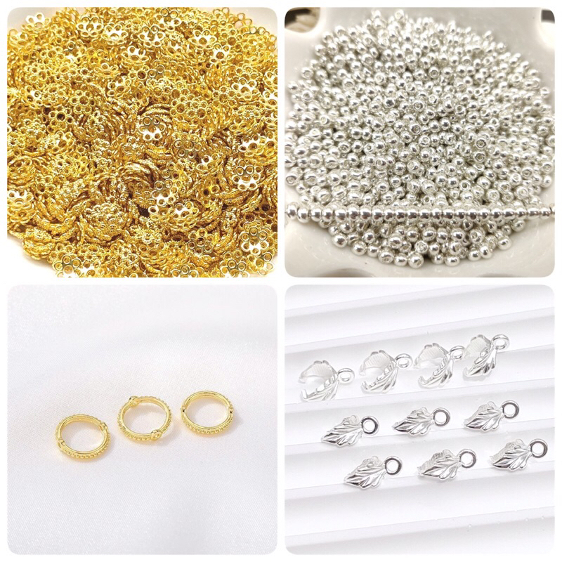 Jual Manik spacer beads caps spacer ring pandora diy gelang bracelet ...
