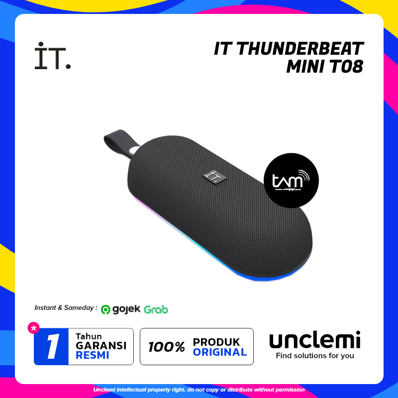 Jual IT Thunderbeat Mini T08 - Speaker Portable | Shopee Indonesia