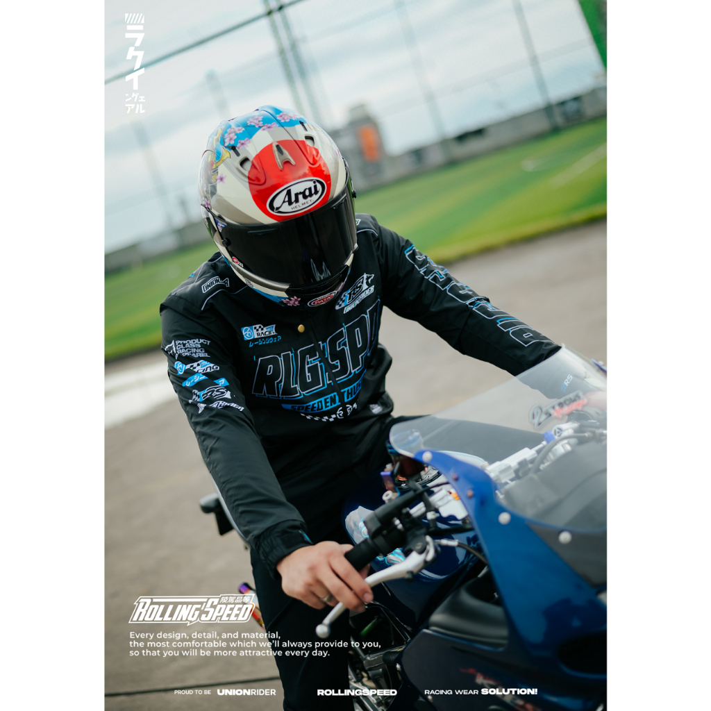 Jual Rollingspeed Jacket New Vintage Sphiner Black - Jaket Anti Air ...