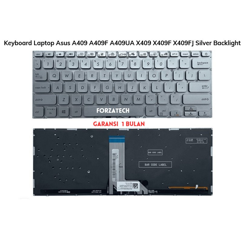 Jual Keyboard Laptop Asus A409 A409F A409UA X409 X409F X409FJ M409 A420 ...