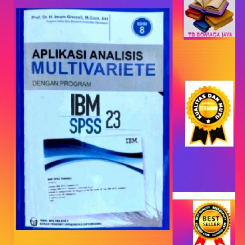 Jual Aplikasi Analisis Multivariat Dengan Program IBM SPSS 23 edisi 8 ...