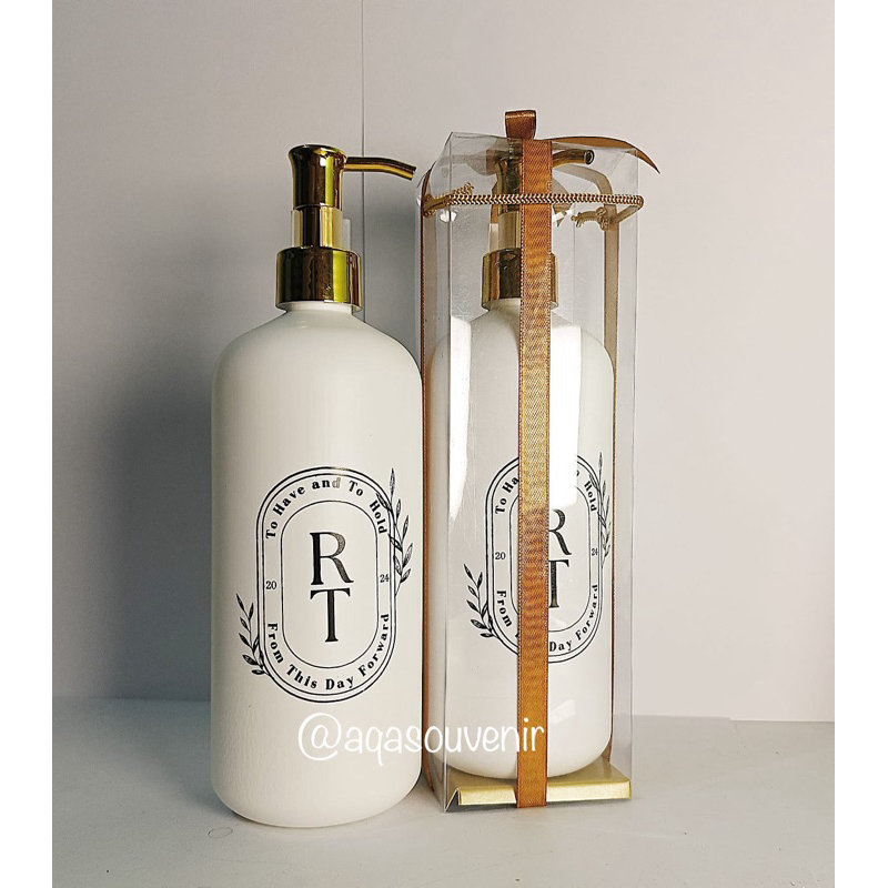 Jual SOUVENIR BOTOL SABUN PUMP CUSTOM DOFF KEMASAN MIKA / SOUVENIR ...