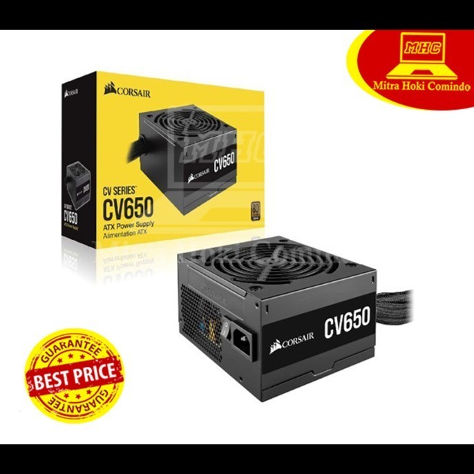 Jual POWER SUPPLY CORSAIR CV650 80+ BRONZE 650 WATT | Shopee Indonesia