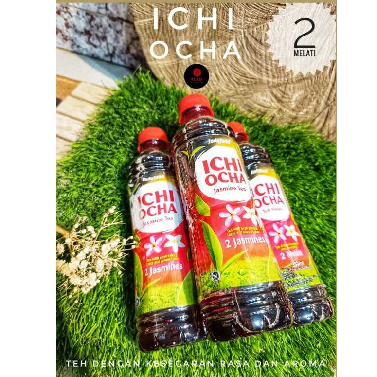 Jual 1 Kardus Full ICHI OCHA Jasmine Tea 350ml, 1 kardus isi 24pcs ...