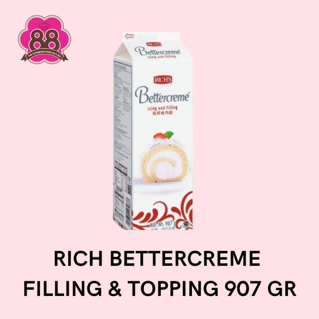 Jual RICH BETTER CREAME FILLING DAN TOPPING 907ML | Shopee Indonesia