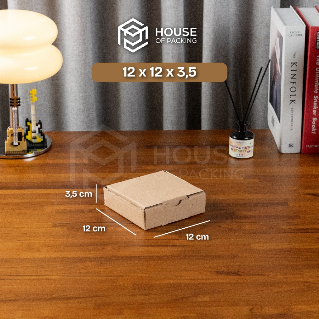 Jual Kardus Box Die Cut 12x12x3,5 CM Kotak Packing Hampers Polos ...
