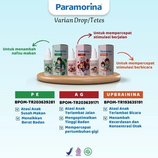 Jual Paramorina Drop PE (Pickyeater) - Menambah Nafsu Makan, BB dan ...