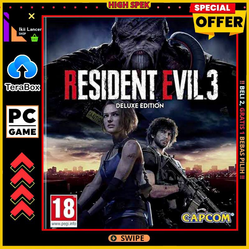 Jual Resident Evil 3 Remake 2020 Deluxe Edition - PC LAPTOP GAMES - CARA INSTALL MUDAH! | Shopee ...