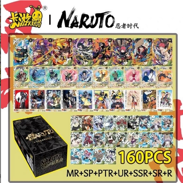 Jual Card game, Naruto era full set of MR+SP+PTR+UR+SSR+SR+R # 160 cards# | Shopee Indonesia