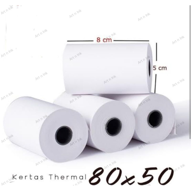 Jual kertas thermal kasir 80 x 50 | Shopee Indonesia