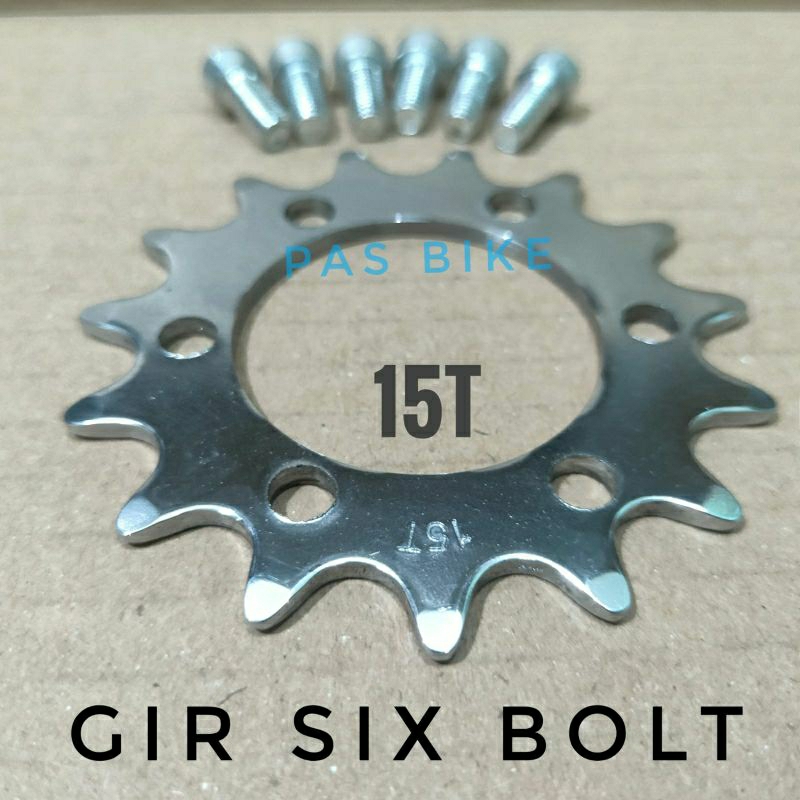 Jual Gir Fixie 1l5T Six Bolt Cog Doltrap Hub Discbrake Jadi Fixed Gear ...