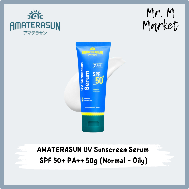 Jual AMATERASUN [REAL SPF Certified] UV Sunscreen Serum SPF 50+ PA++ | Shopee Indonesia