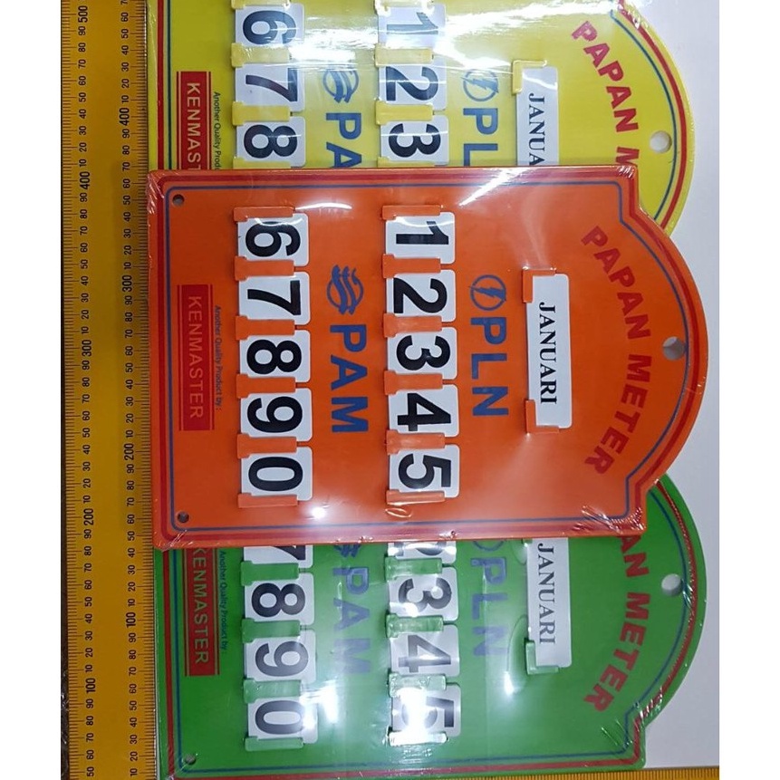 Jual Bonus Kenmaster Papan Plastik Stand Meter PLN PAM Papan Meteran ...