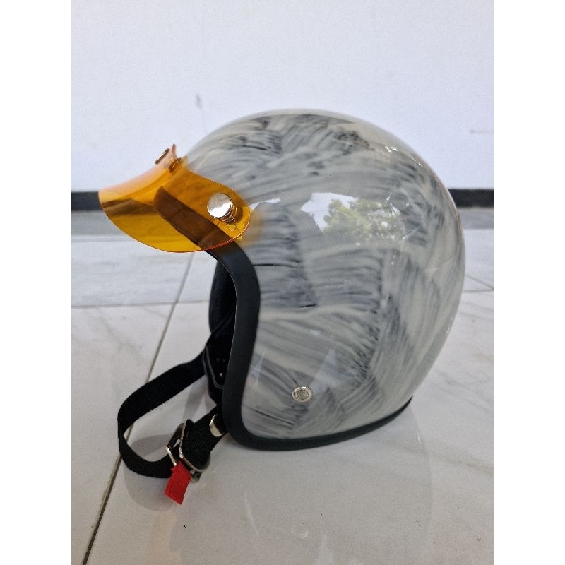 Jual Helm Custom Slim Head TX500 Motif Abstrak | Shopee Indonesia