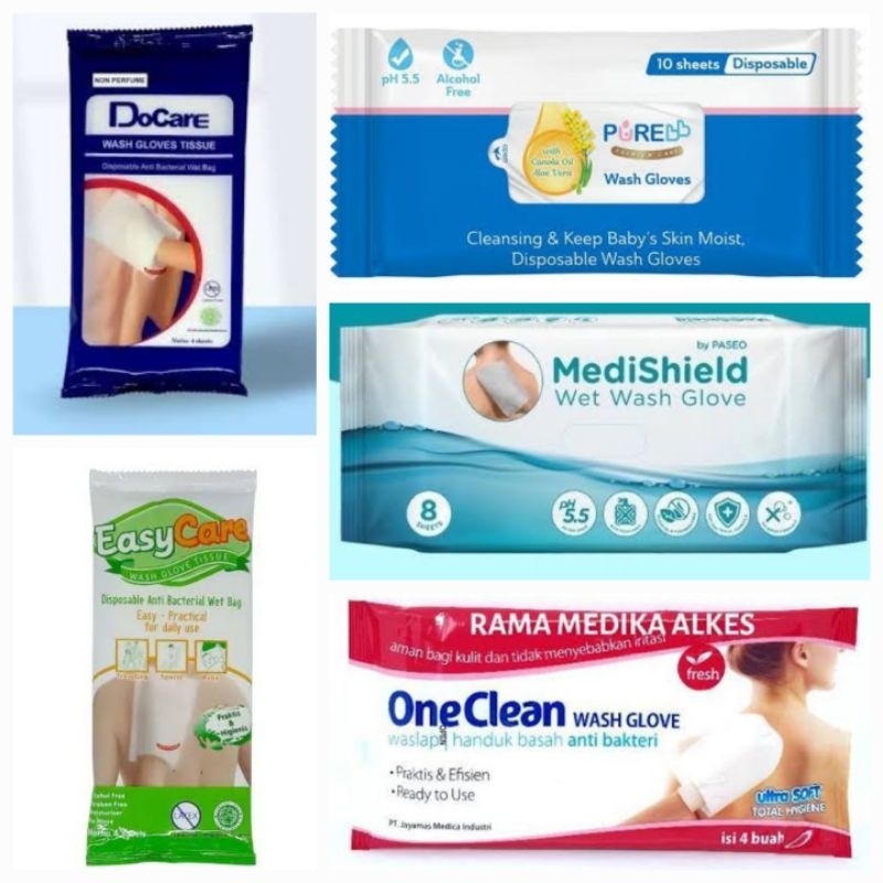 Jual Paseo Medishield Wet Wash Glove 8s - Purebaby Pure Baby Medis ...