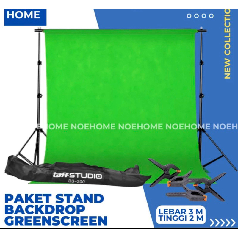Jual Paket stand background paket lengkap 3 meter backdroff latar foto ...