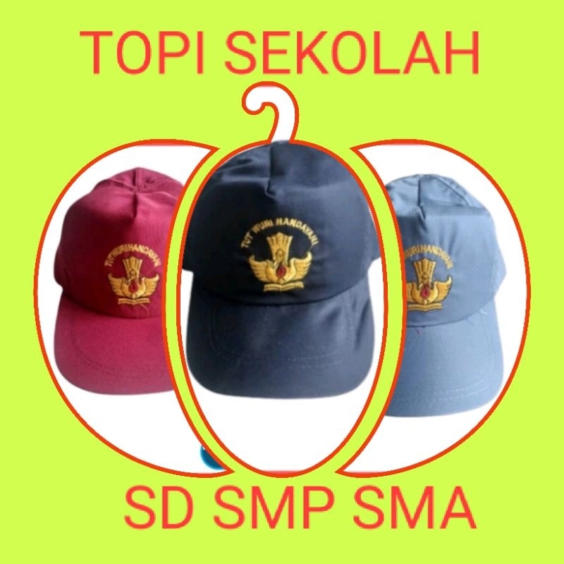 Jual TOPI SERAGAM SEKOLAH SD SMP SMA BAHAN FAMATEX | Shopee Indonesia