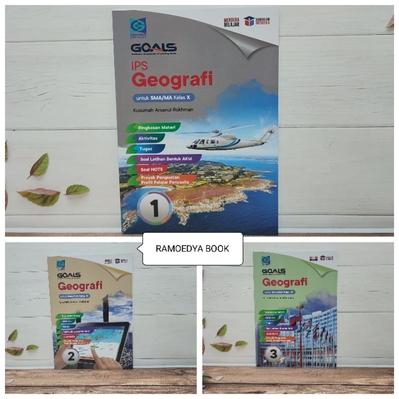 Jual Buku Ori GOALS Geografi SMA/MA kelas 10,11,12 Kurikulum Merdeka Grafindo | Shopee Indonesia
