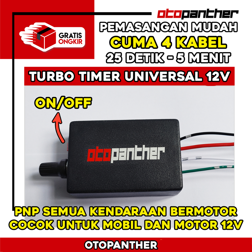 Jual Turbo Timer Universal 12V PNP Semua Mobil dan Motor | Shopee Indonesia