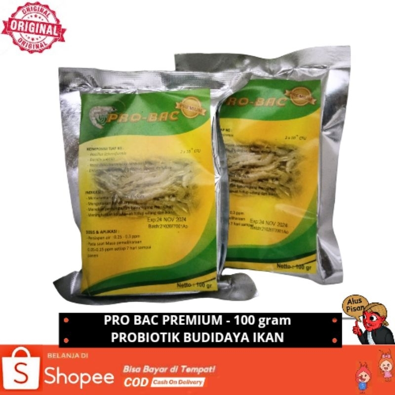 Jual Probac Premium 100 gram - Budidaya Ikan Lele , Nila , Patin ...