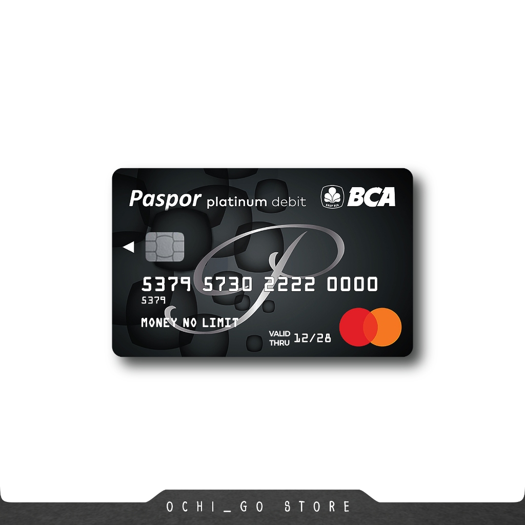 Jual Stiker Kartu Atm Garskin Skin Card Custom Bank BCA Prioritas ...