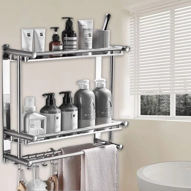 Jual RB [STAINLEES] RAK SABUN KAMAR MANDI TOILET DINDING Rak Bumbu ...