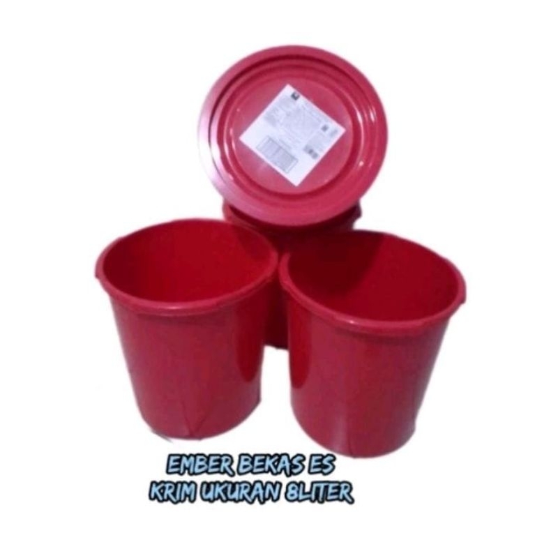 Jual Ember Bekas Es Krim Diamond Ukuran 8 Liter | Shopee Indonesia
