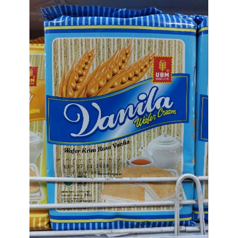 Jual KZ - ubm wafer cream rasa vanila 230g | Shopee Indonesia