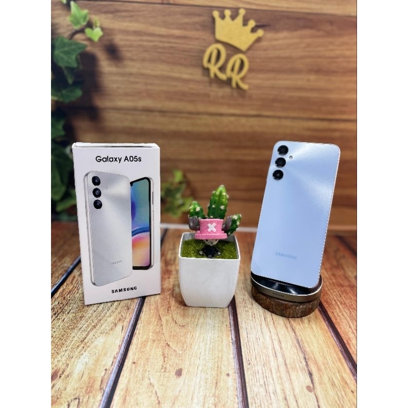 Jual Samsung A05s 6/128 GB second fullset oem box plus adaptor | Shopee ...
