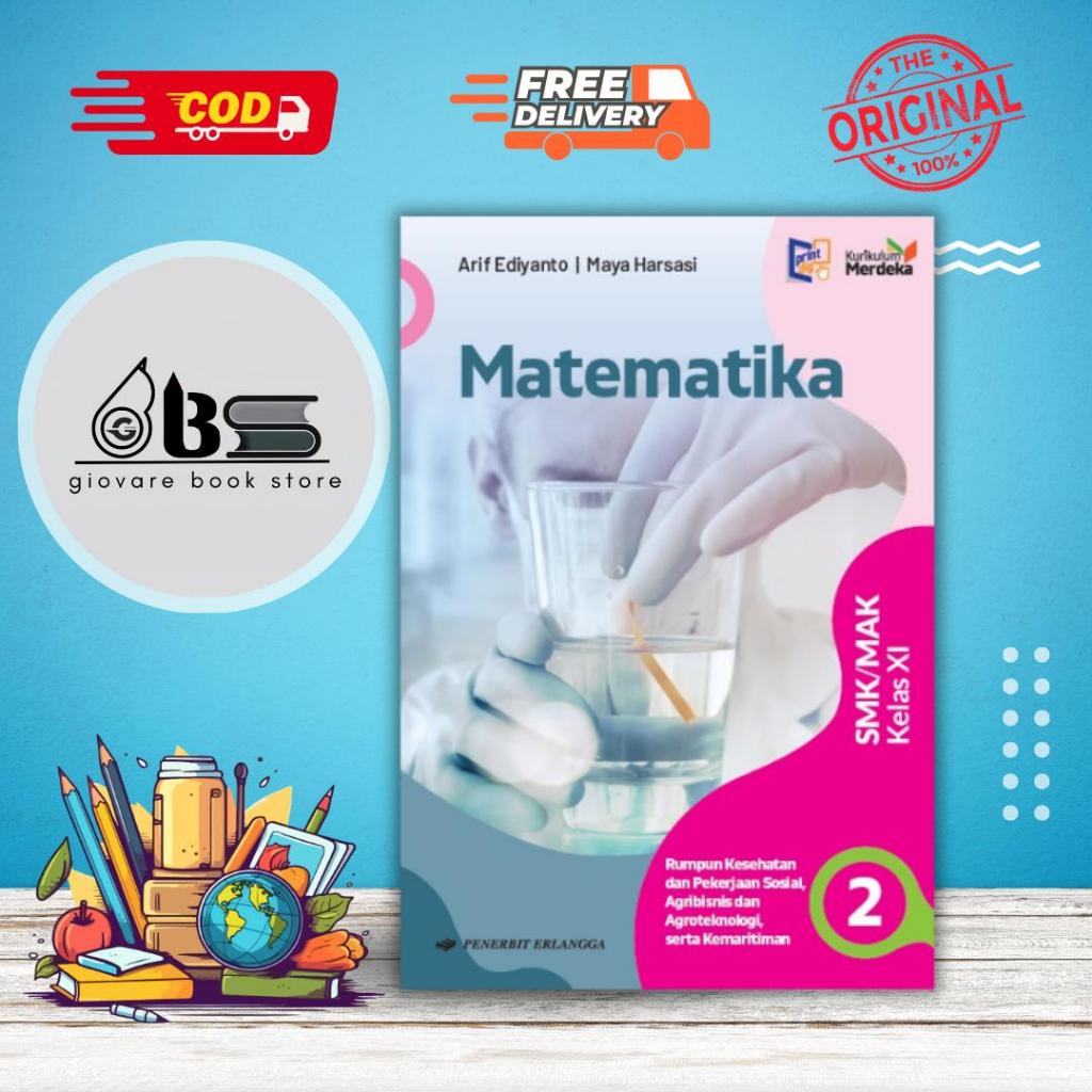 Jual BUKU MATEMATIKA KELAS 11 ERLANGGA KURIKULUM MERDEKA ORIGINAL ...